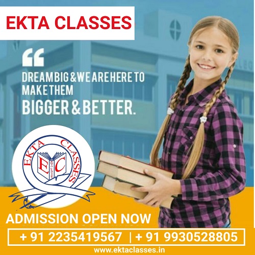 Ekta Classes in Bhayander | SSC, CBSE, ICSE, Commerce, Science Classes in Mira - Bhayander